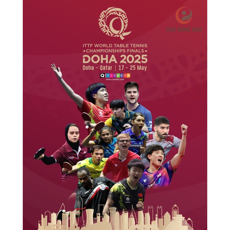 Giải Vô địch Bóng bàn Thế giới ITTF Doha 2025: Những chiếc cúp danh giá chờ đón các tay vợt xuất ...